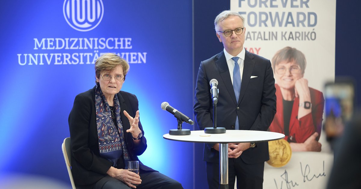 Nobel Prize winner Katalin Karikó visits Vienna