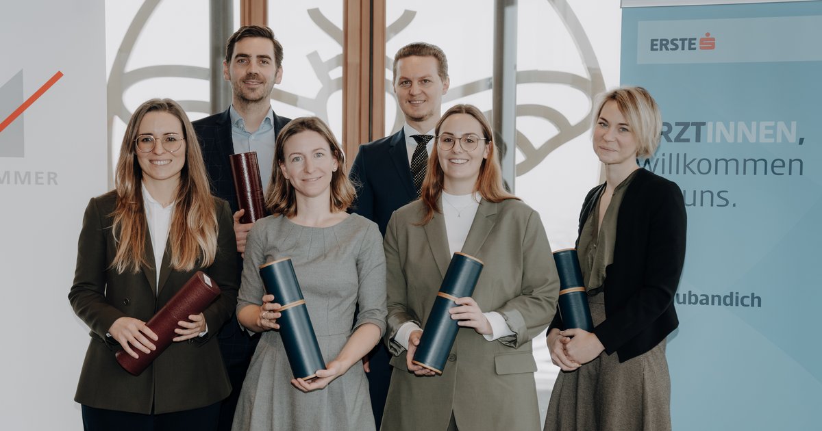 MedUni Vienna researchers honoured by Vienna Medical Association