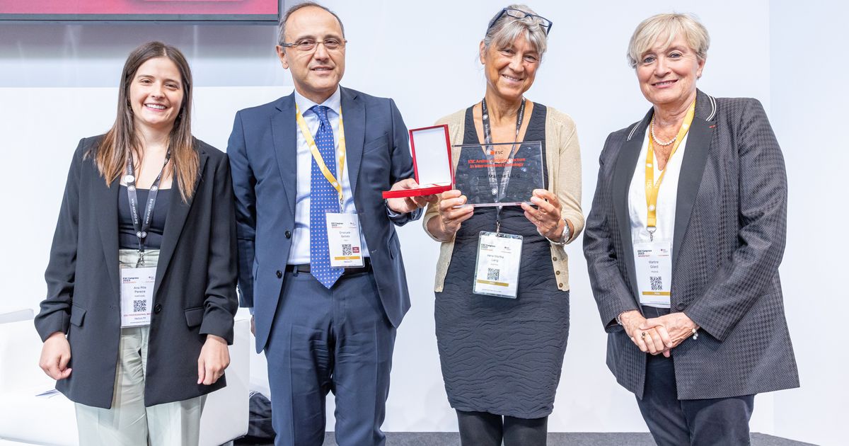 Irene Lang receives Andreas Grüntzig Award of the European Society of ...